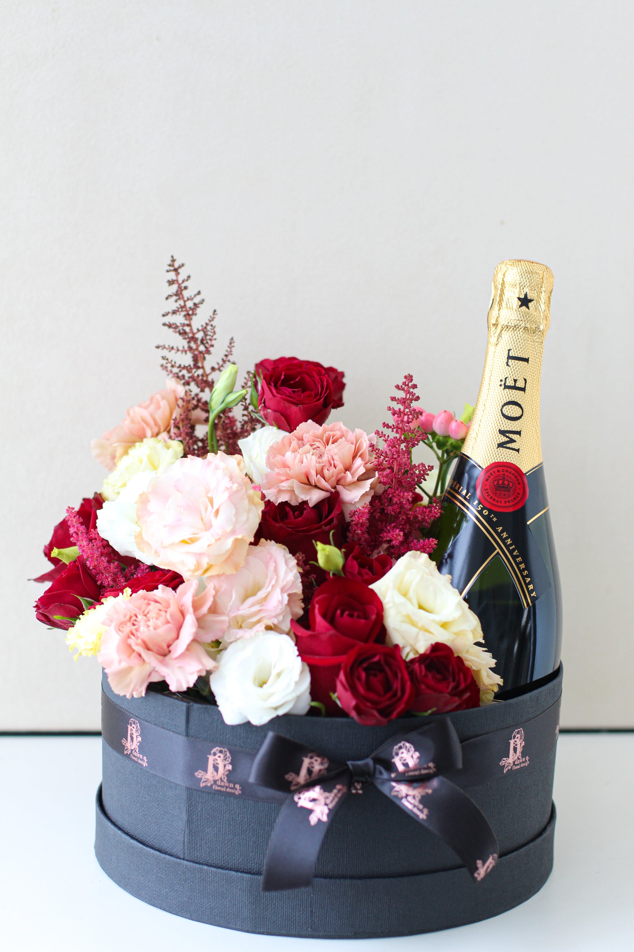 Pop the Champagne Dawn Q. Floral Design
